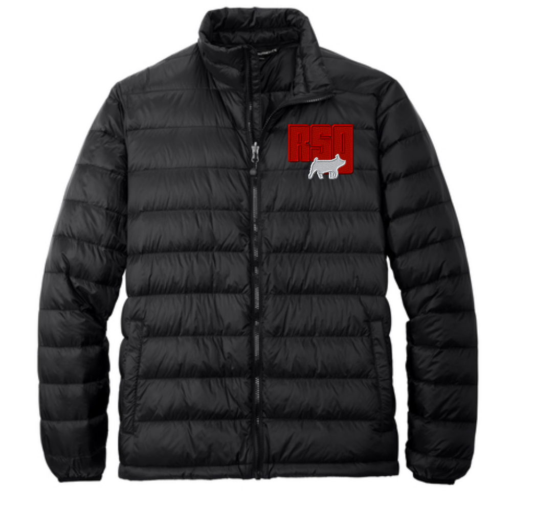 RSG Men's Down Jacket – Windy Oaks Embroidery
